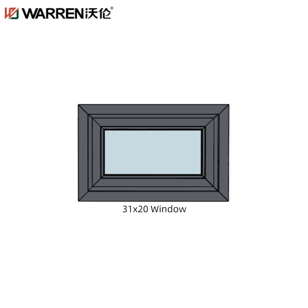 Warren 31x20 Basement Aluminium Triple Glass Brown Triple Pane Window ...