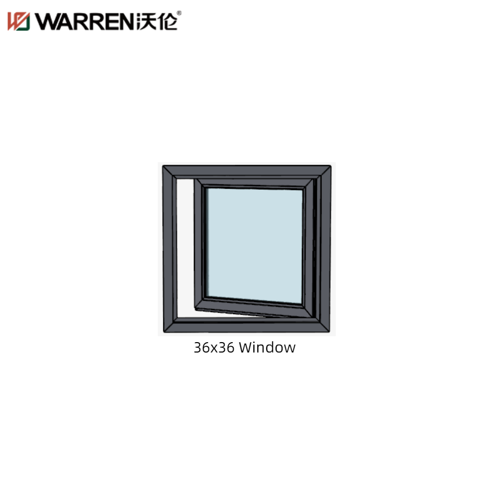 Warren 36x36 Push-out Awning Aluminum Tempered Glass Blue Double Hung ...