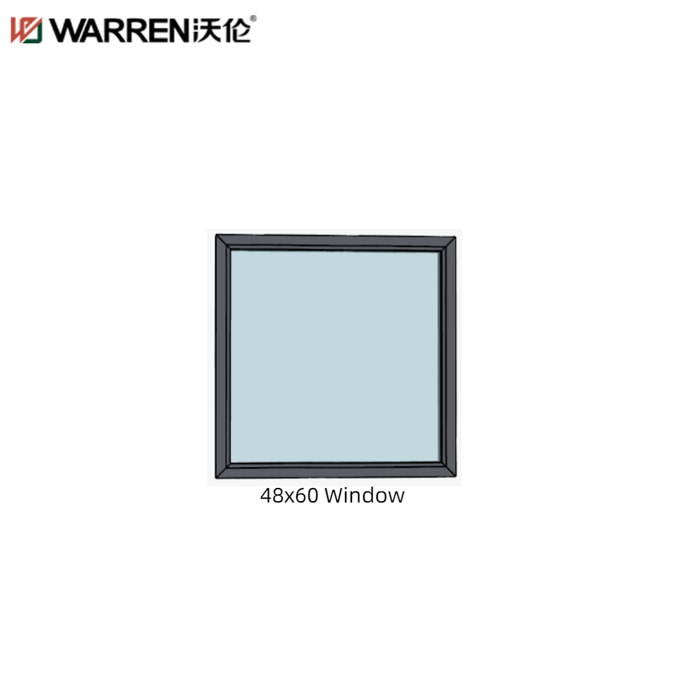 Warren 48x60 Tilt And Turn Aluminum Double Glazing Brown Cheap Price W ...