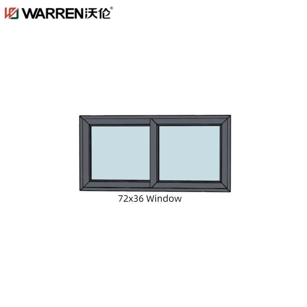 Warren 72x36 Sliding Aluminium Laminated Glass Green New Window For Sa ...