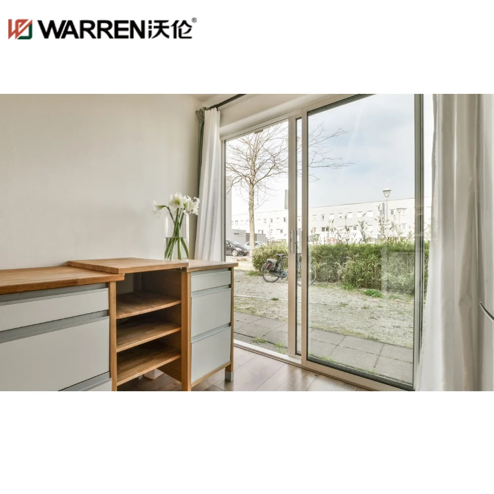 Warren 70x80 Sliding Aluminium Triple Glazing Black Adjusting 3 Panel ...