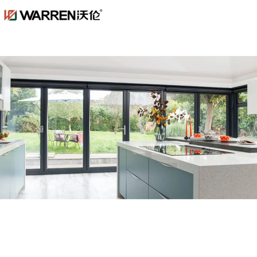 Warren 40x80 Bifold Aluminium Insulated Glass White Double Prehung Doo ...