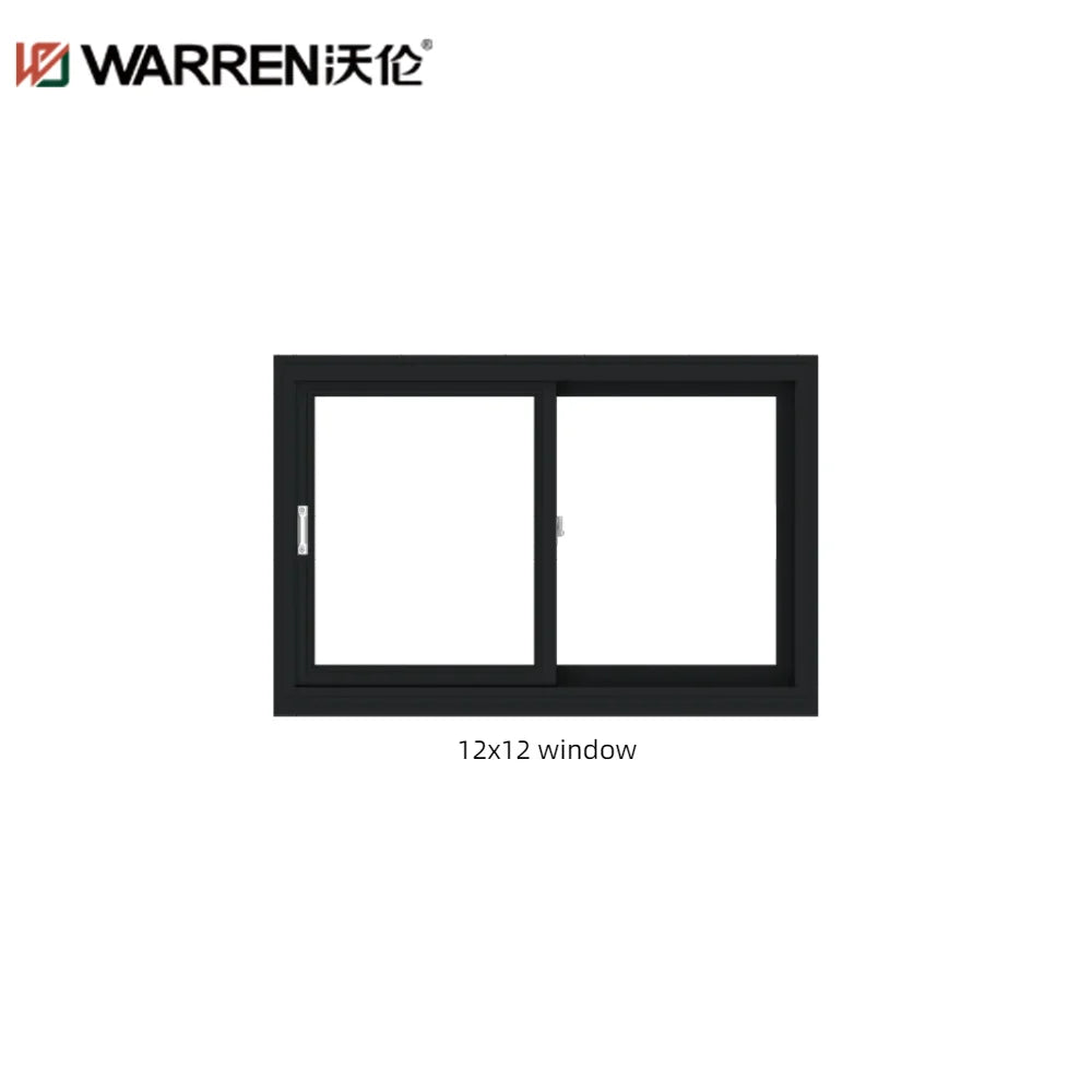 Warren 12x12 Sliding Aluminium Triple Glazing White Sound Proof Window ...