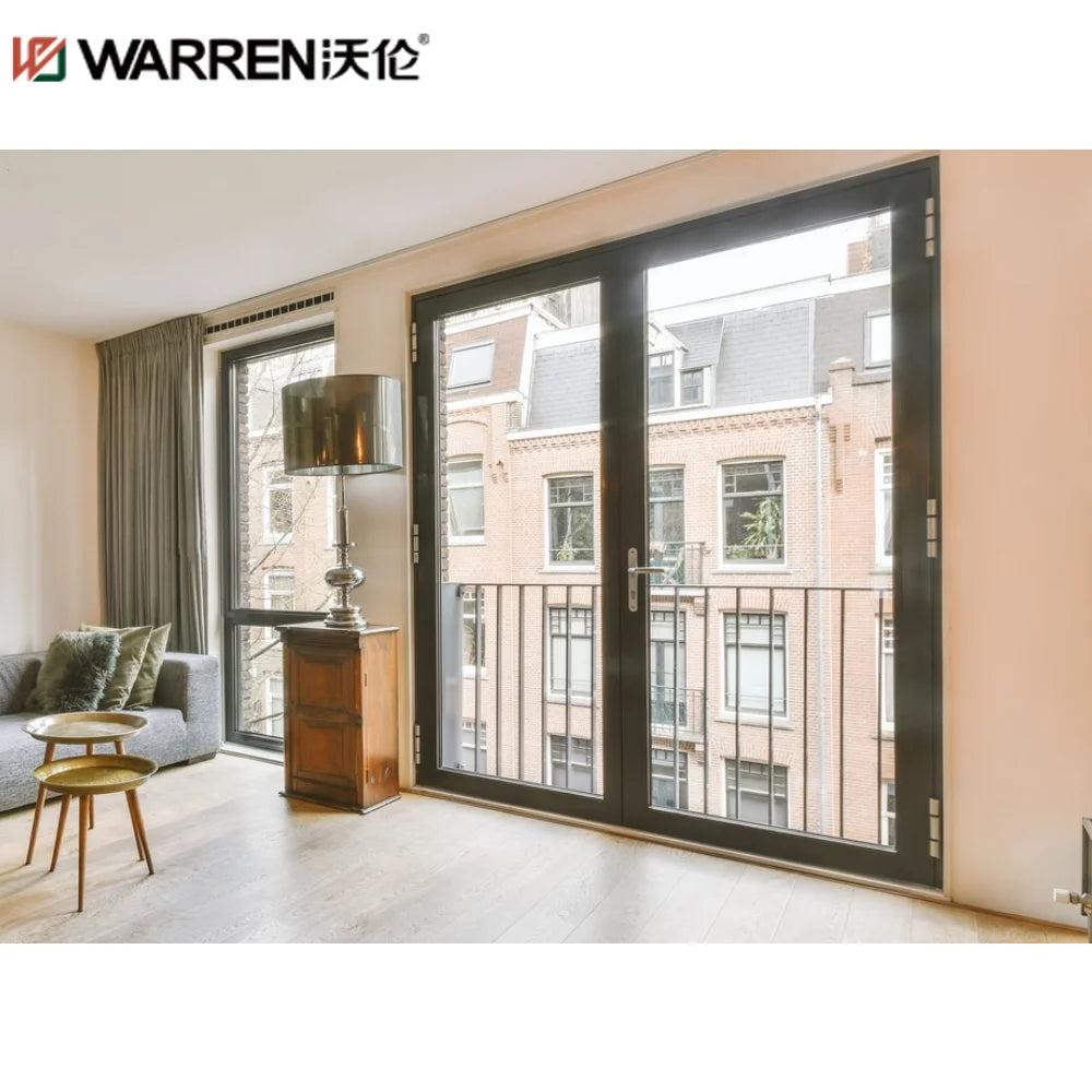 Warren 24 Inch Exterior French Doors Black Glass Doors Exterior 32x80 ...