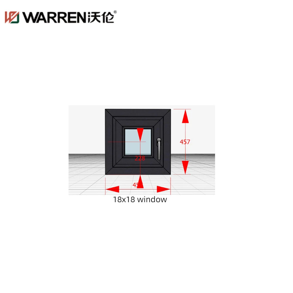 Warren 18x18 Window Aluminium Glass Window Aluminium Casement Window ...