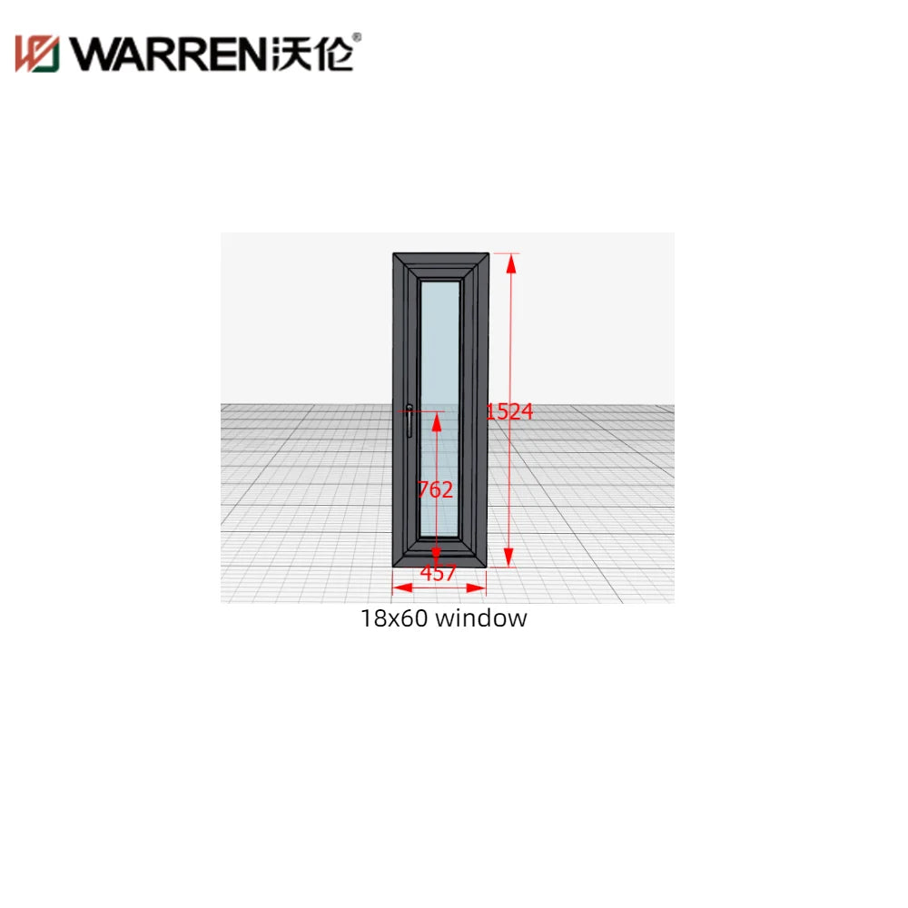 Warren 18x60 Window Black Windows vs White Windows Cost Aluminum Priva ...