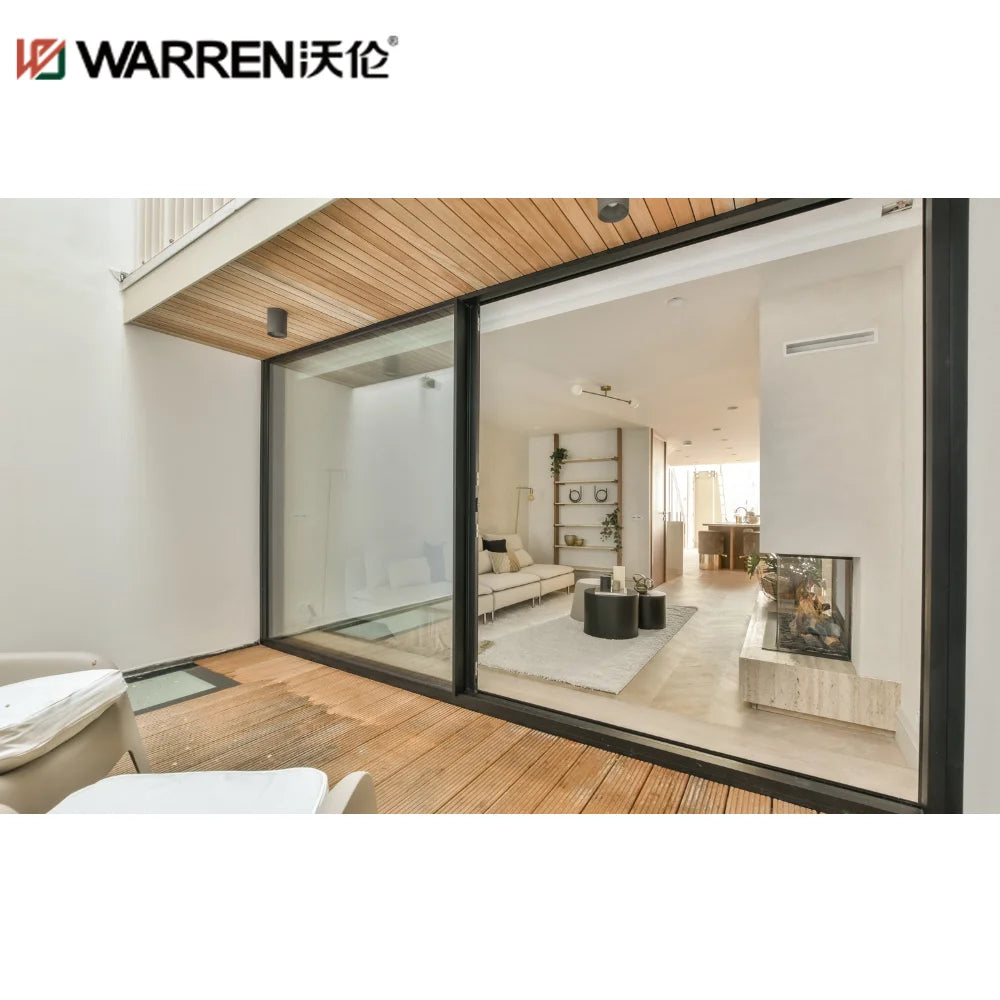 Warren 72x72 Sliding Aluminium Frosted Glass Green 4-Panel Standard Do ...