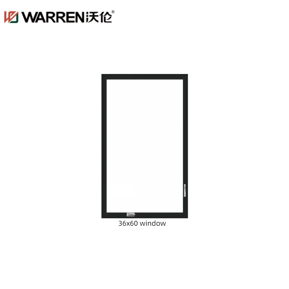 Warren 36x60 Push-out Casement Aluminium Double Glass Brown Single Hun ...