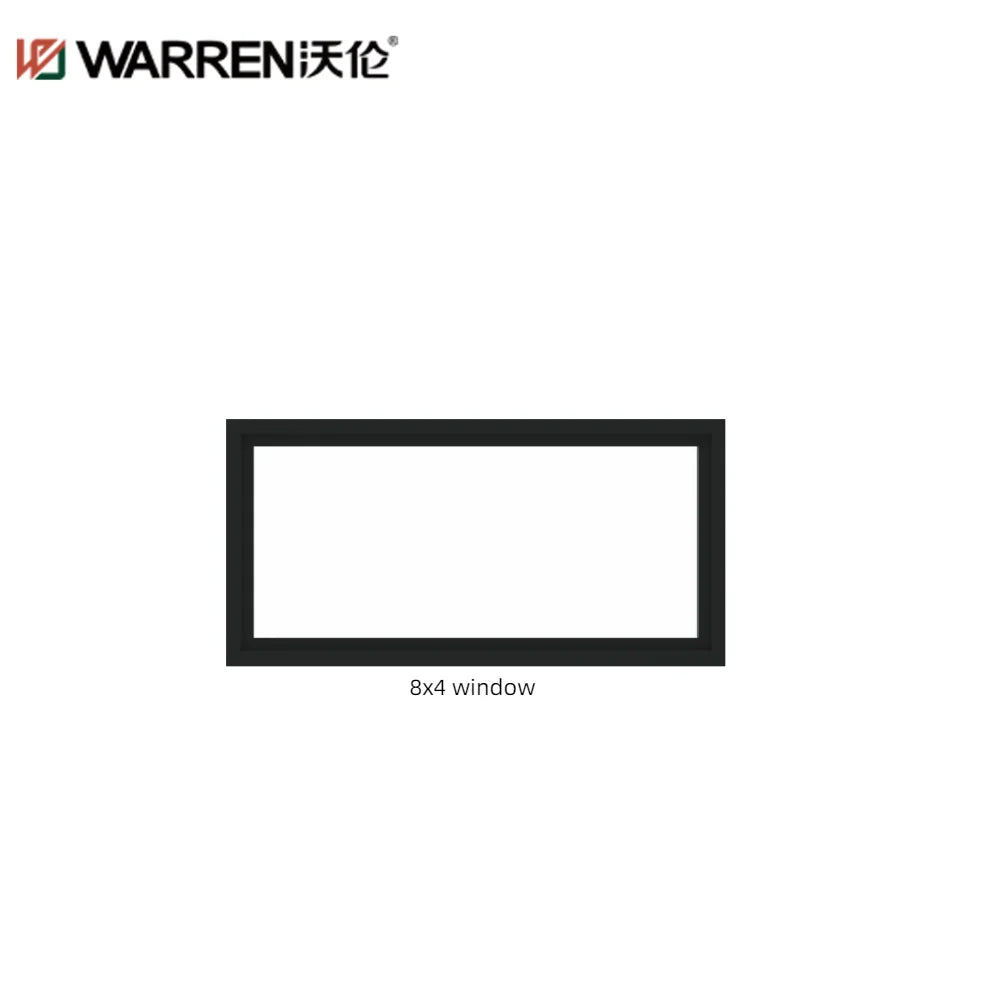 Warren 8x4 Window Tempered Glass Aluminum Frame Window Double Pane Low ...