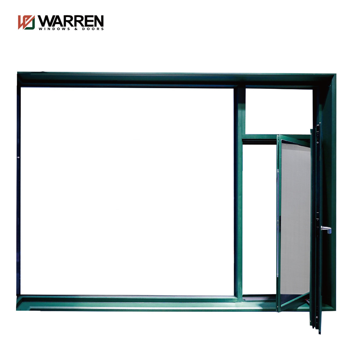 Warren Window Double Pane Protection Hurricane Impact Open Out Aluminu ...