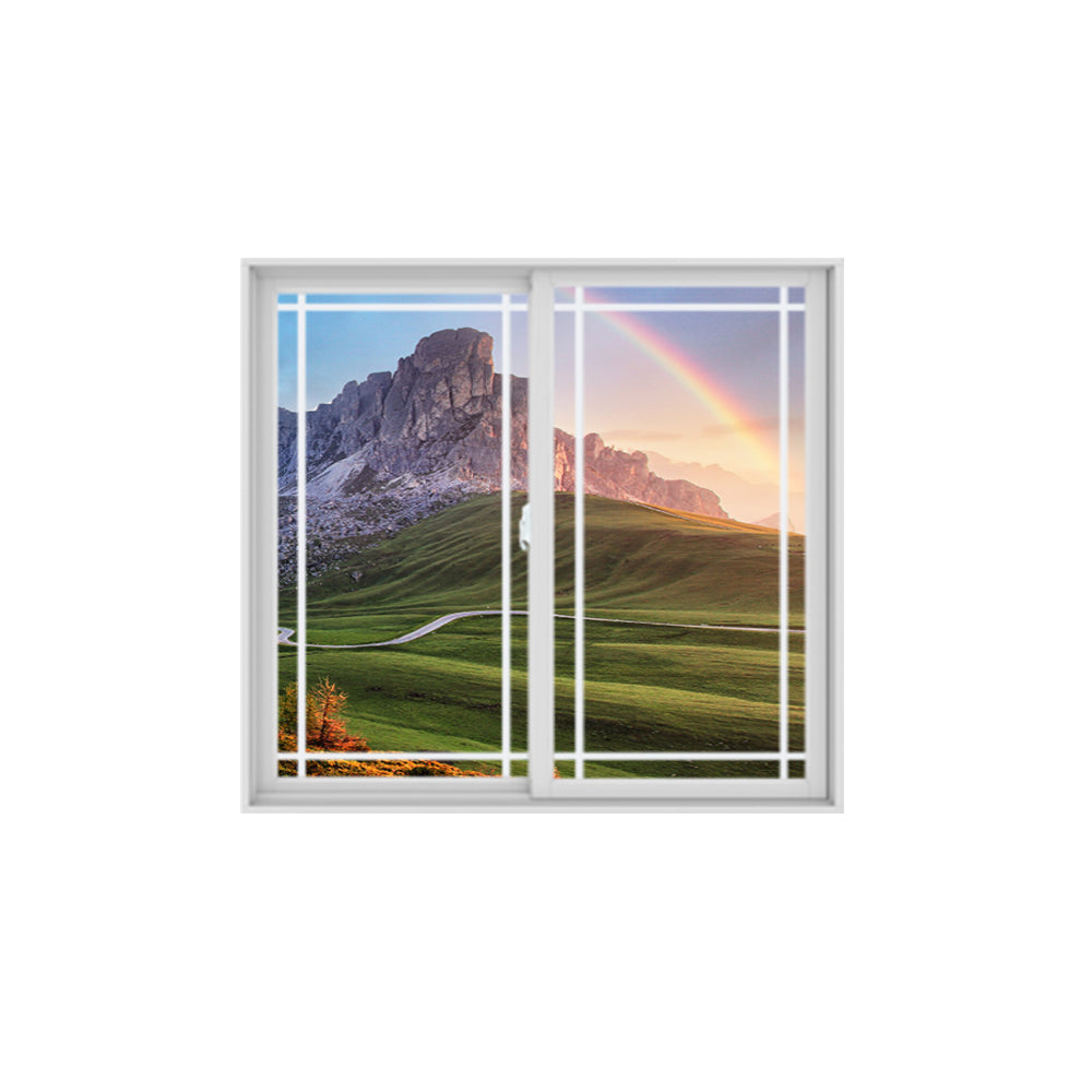 Warren 46x46 window energy saving heat insulation simple design alumin ...
