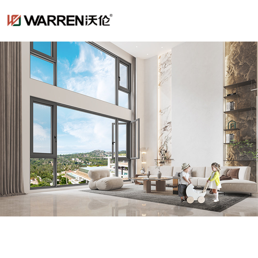 Warren 10 foot window panoramic big view picture sliding casement wind ...
