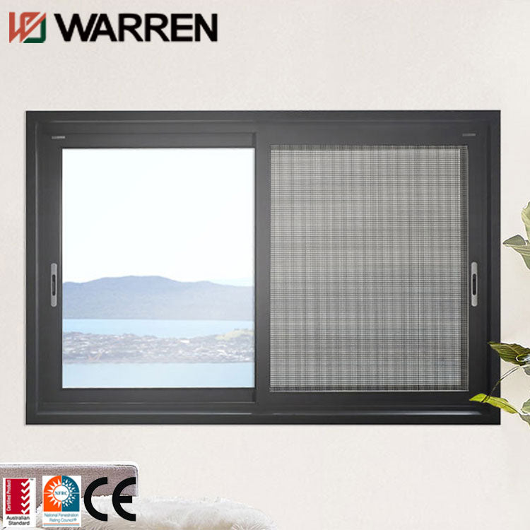 aluminum 4 panel horizontal sliding window – Warren Windows and Doors