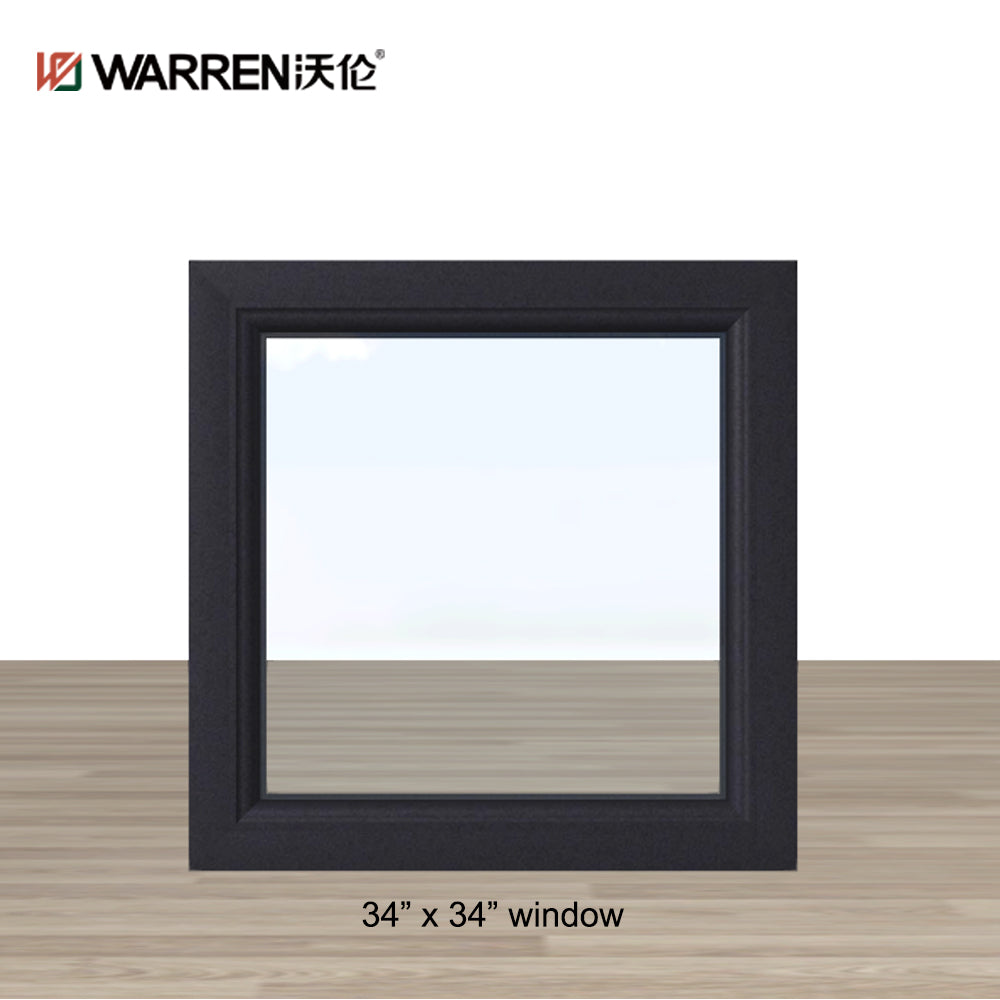 Warren 34x34 window low-e double glazing swing impact aluminum thermal ...