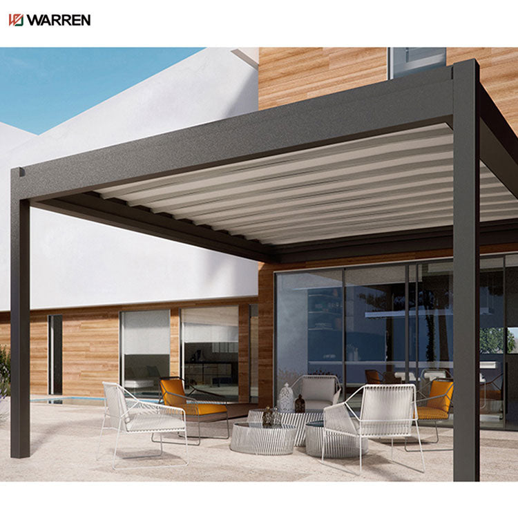 Warren aluminium extendable inflatable outdoor pergola – Warren Windows ...
